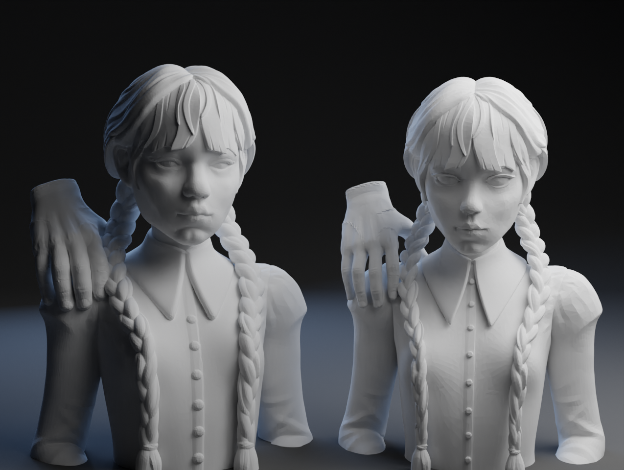 Wednesday Addams by Peter Farell | Download free STL model | Printables.com