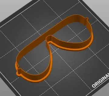 Aviator Sunglasses Cookie Cutter by a_Doofus | Download free STL model ...