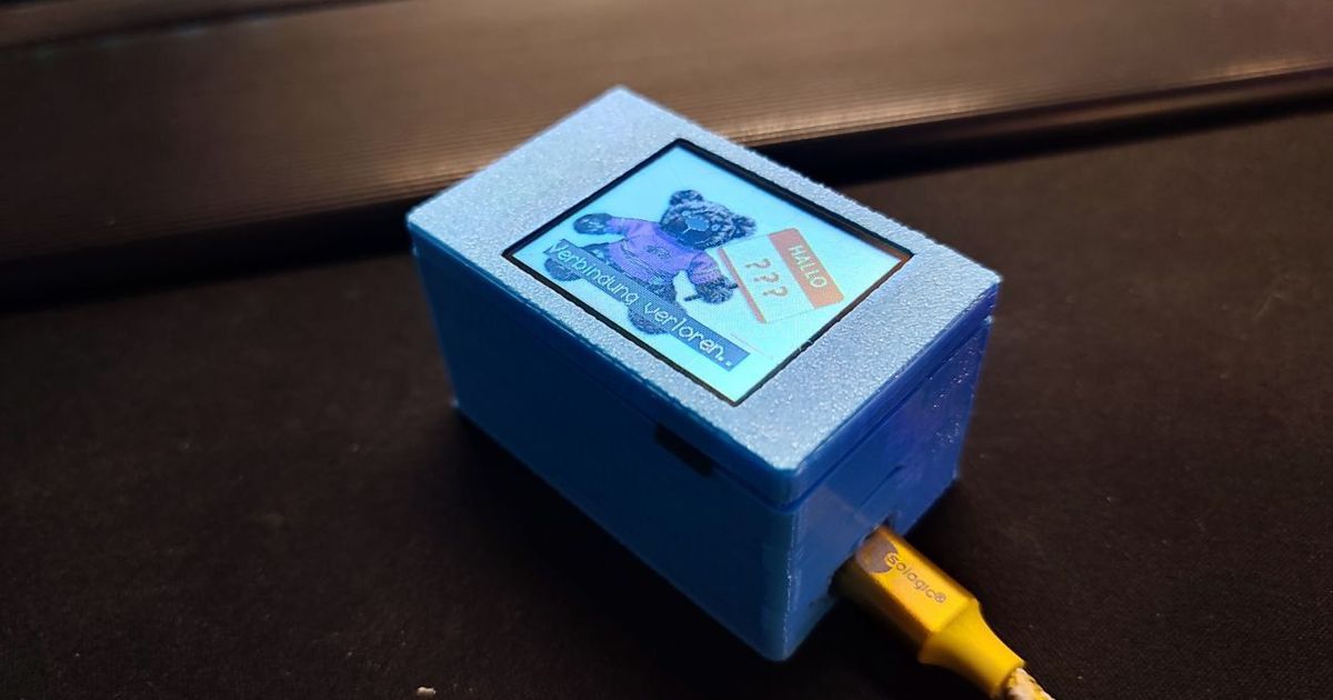 Esp32 Dev Kit C V4 And St7735s Display Case By Johination Download Free Stl Model