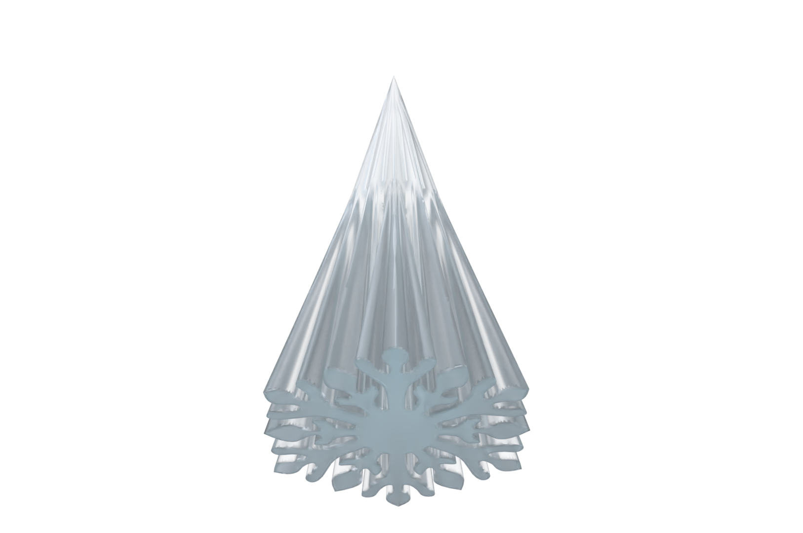 Snowflake Christmas Tree by DWorkshop | Download free STL model ...