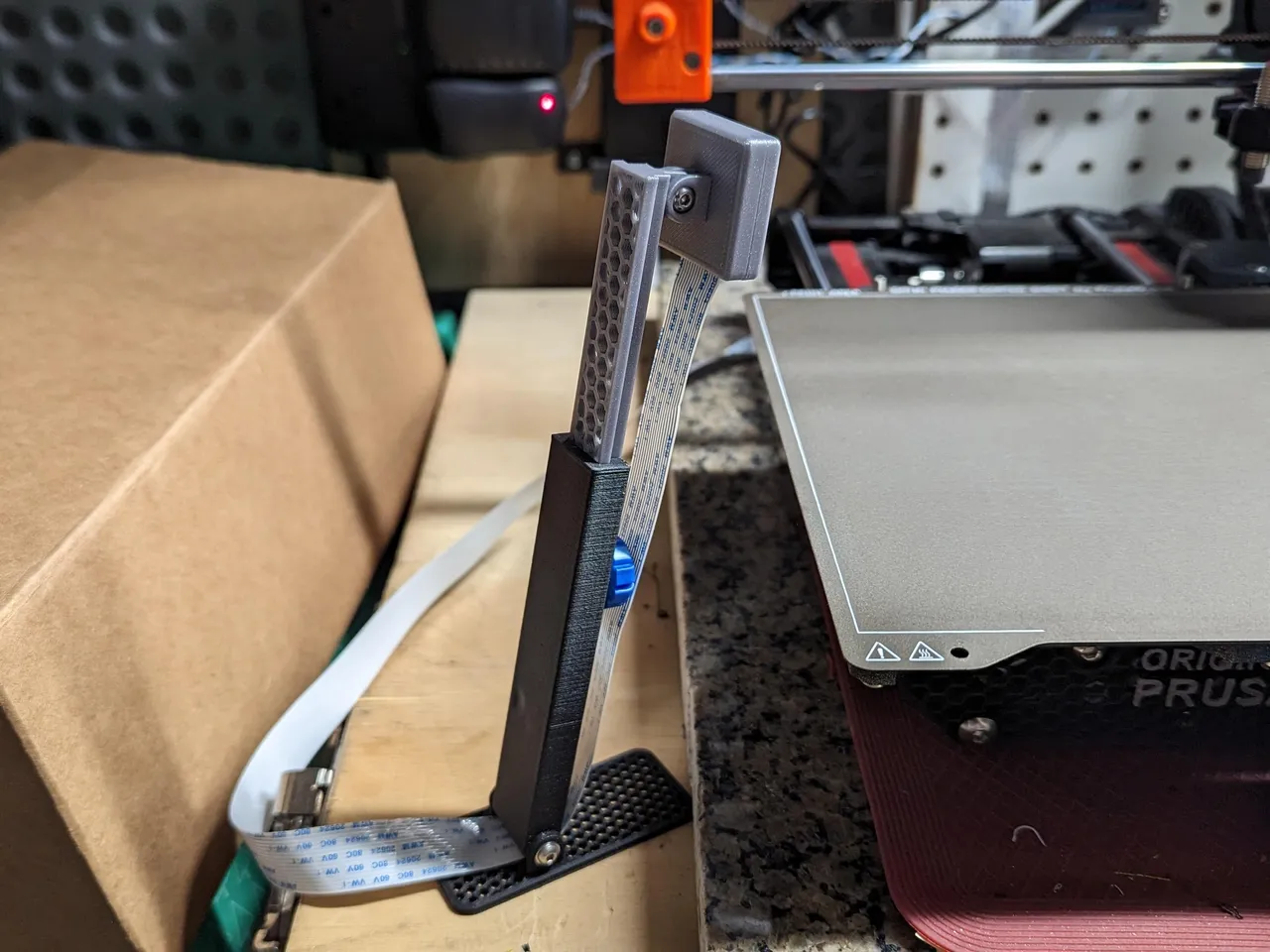 Raspberry Pi Cam v2 Adjustable Stand by Jamehz | Download free STL ...