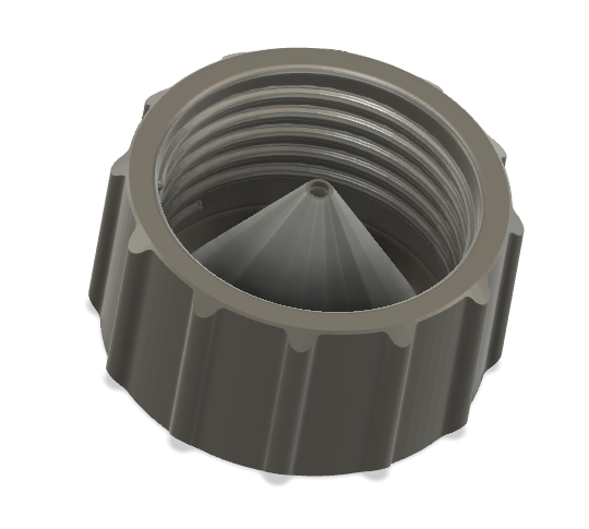 Fly (Drosophila) trap cap for standard GL45 lab bottles por Robert ...
