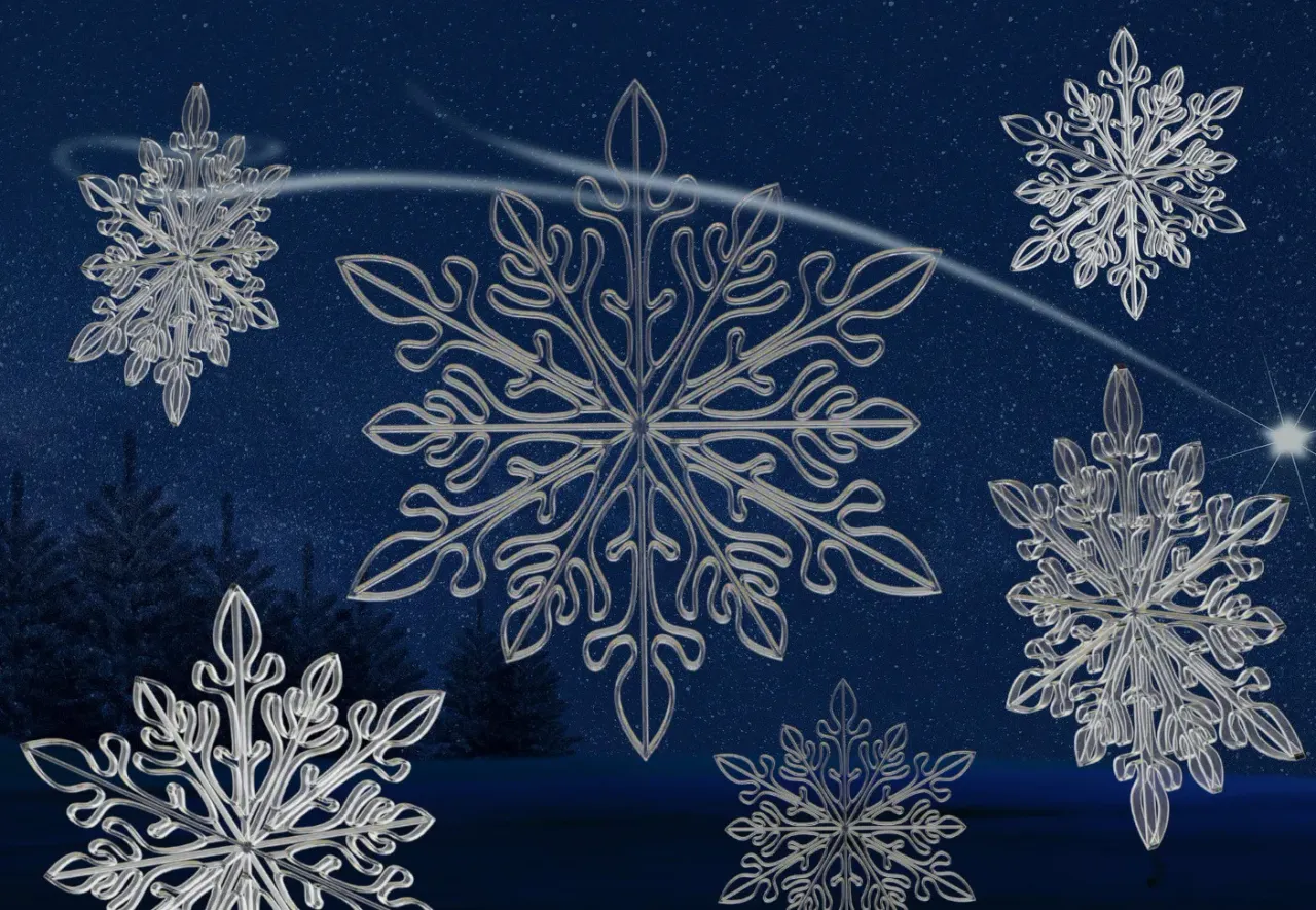 Snowflake by DWorkshop | Download free STL model | Printables.com