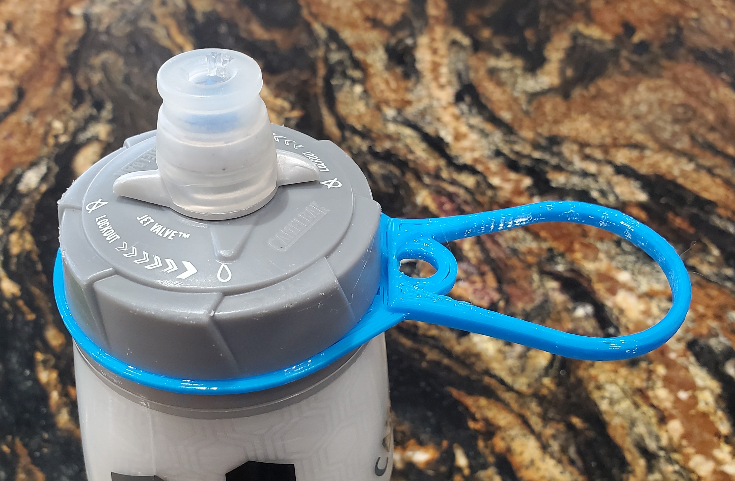 Water Bottle TPU Carrier Loop Handle 50mm 60mm fits most by LTek ...