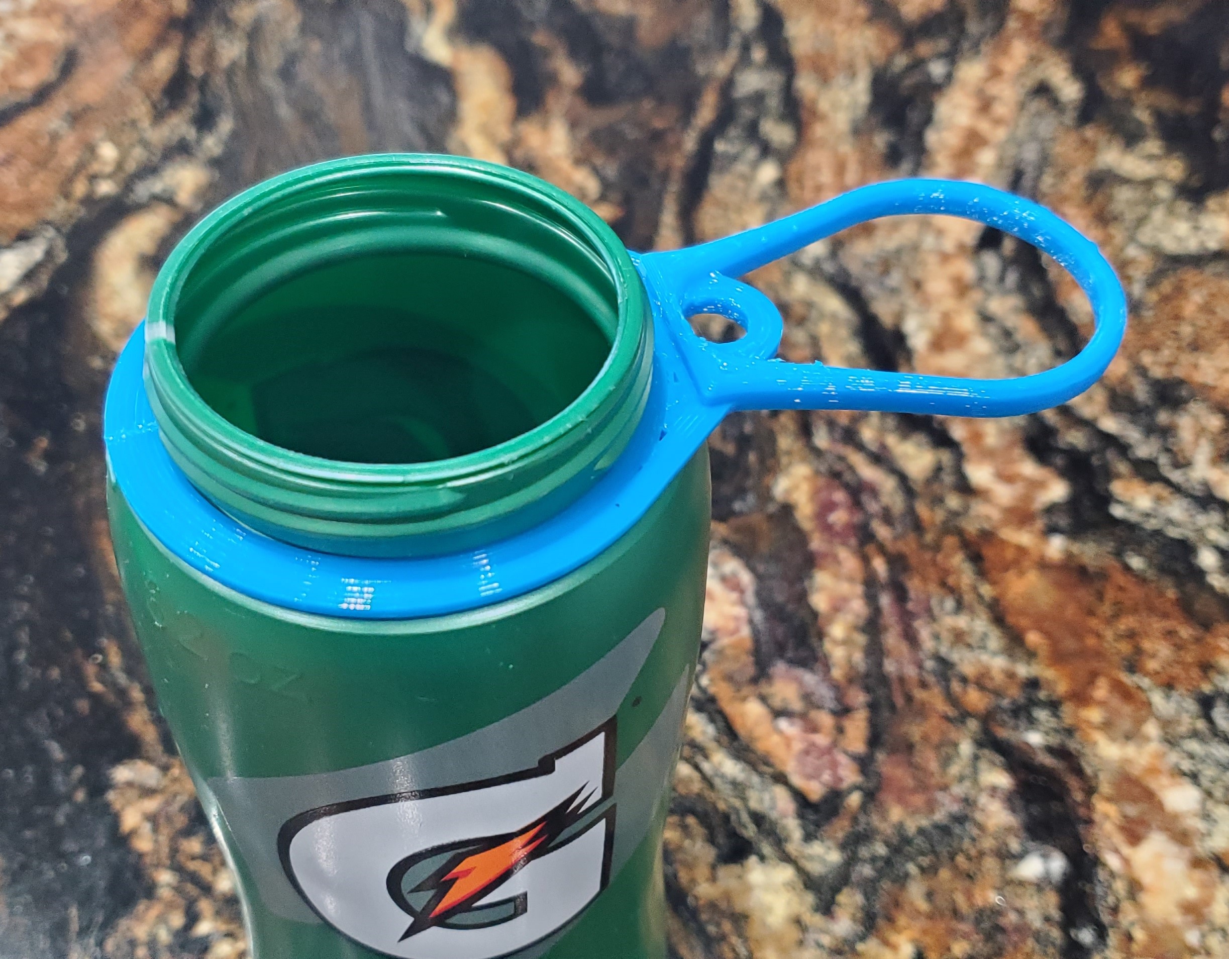 Water Bottle TPU Carrier Loop Handle 50mm 60mm fits most by LTek ...