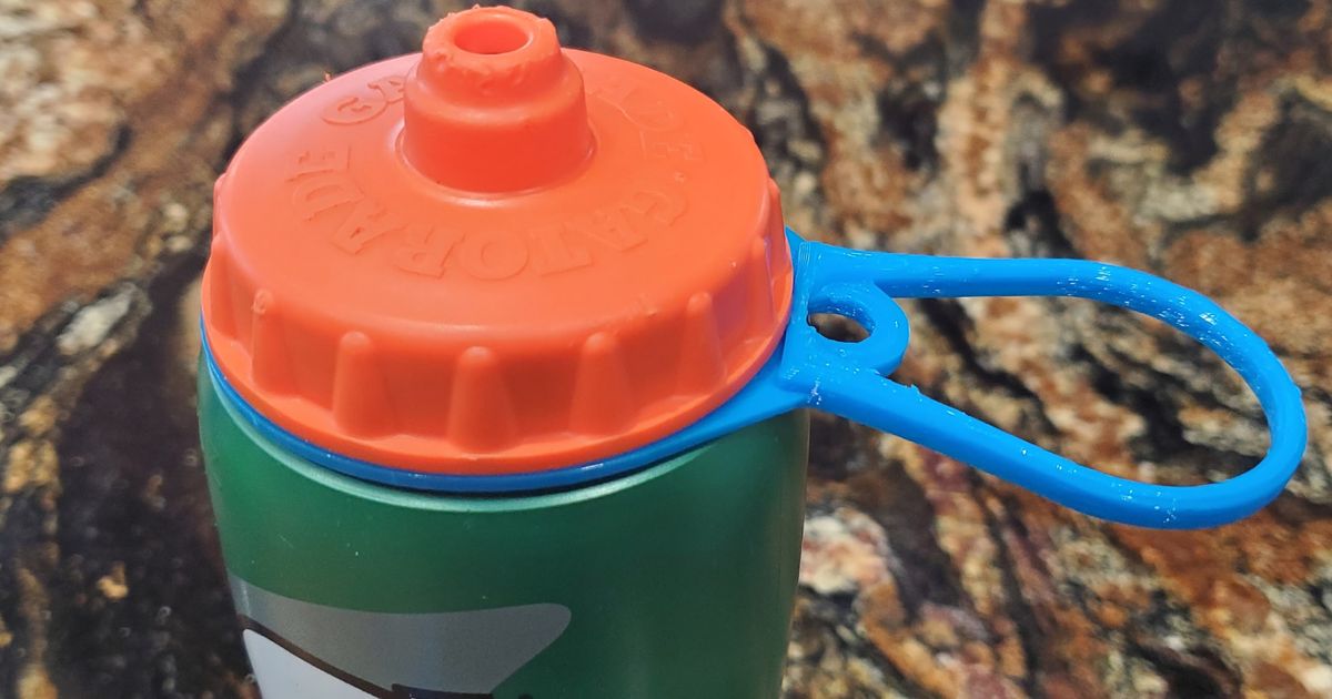 Water Bottle TPU Carrier Loop Handle 50mm 60mm fits most by LTek ...