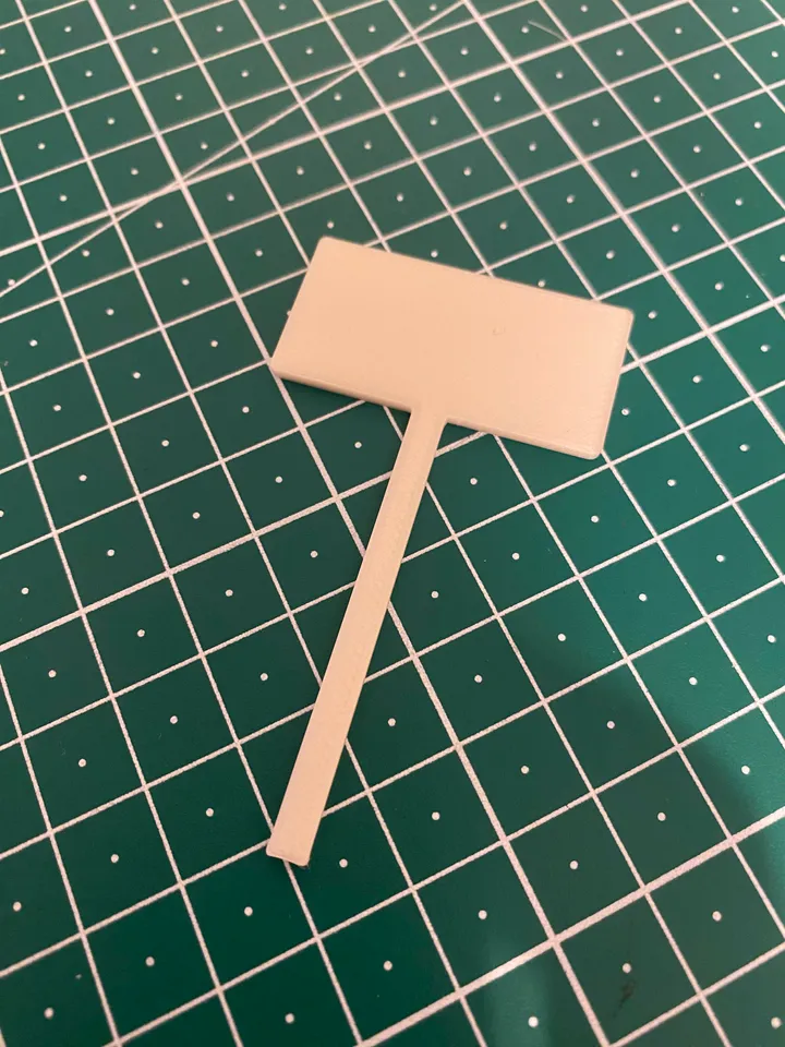 Plant Sign by mtze | Download free STL model | Printables.com