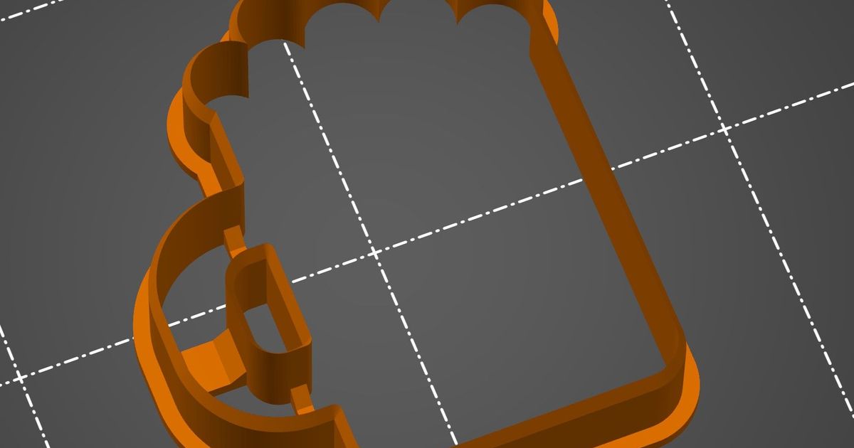 Beer gingerbread cutter by Honzinator | Download free STL model ...