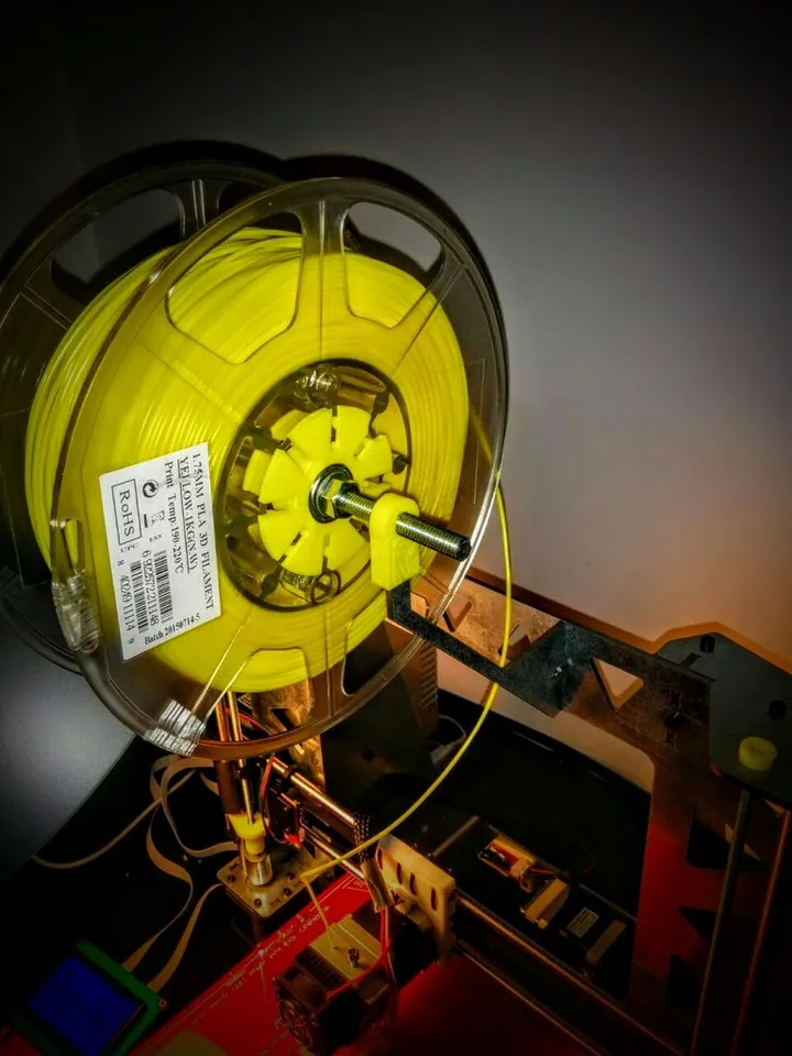My Customized Parametric Filament Spool Hub with 608ZZ bearing for ESUN ...