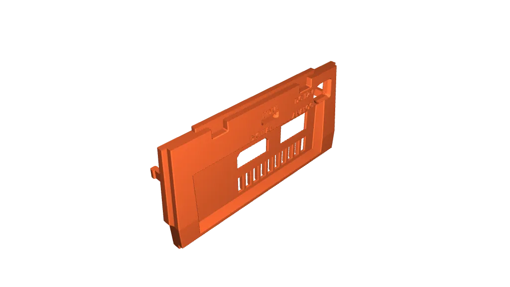 GameCube Replacement Rear IO Panels by BlueShell3D | Download free STL ...