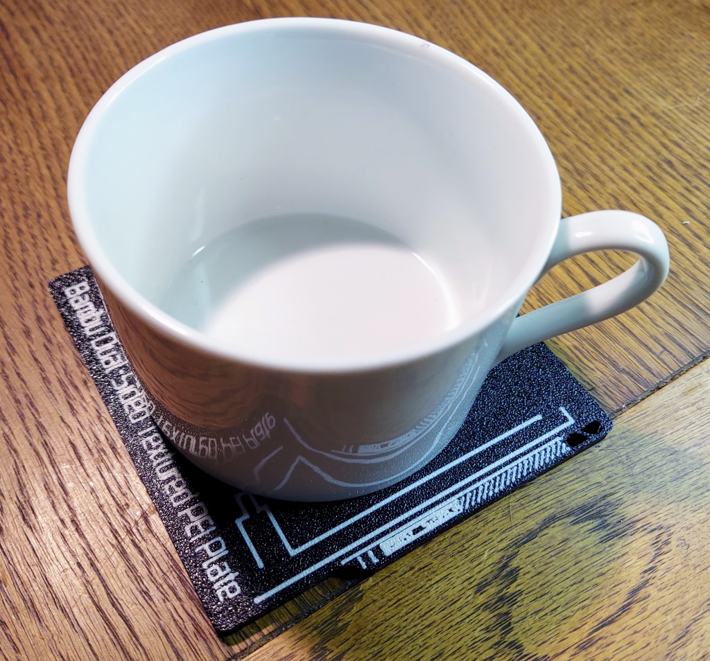 Bambu Lab (A1, P1, P1S, X1, X1C) Build Plate Coaster by 3D Chihuahua ...