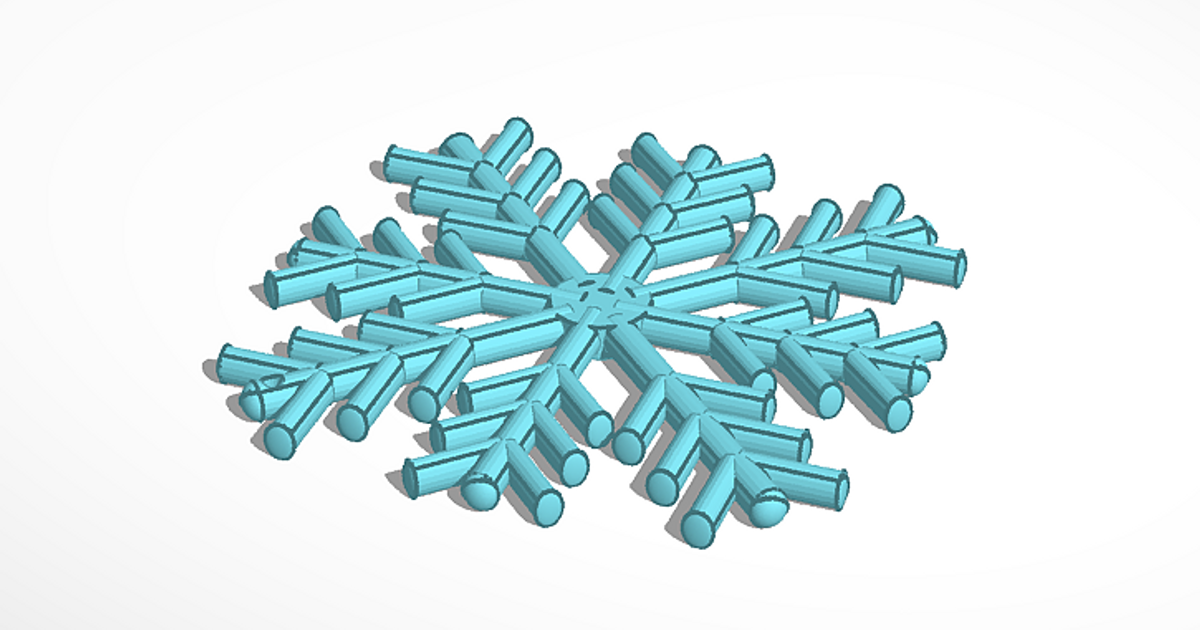 Snowflake by spencerstudley | Download free STL model | Printables.com