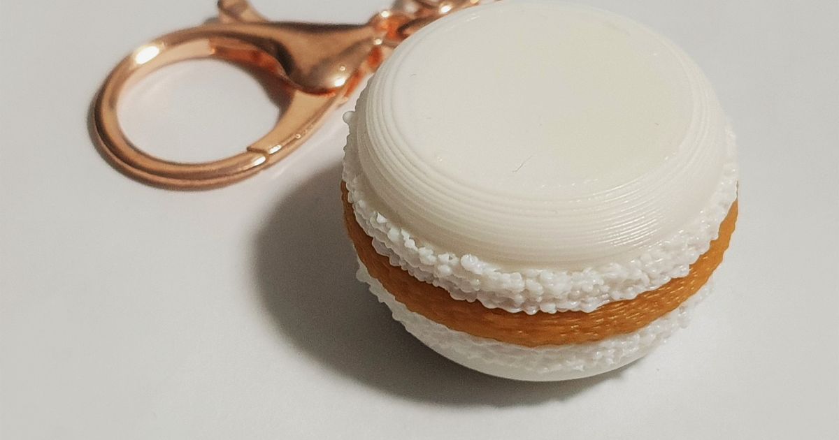 Merry Christmas Macaron Keychains por TangoPrints3D | Descargar modelo ...