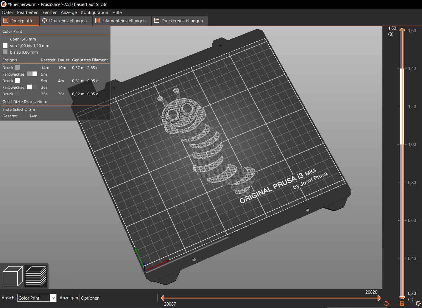 Bücherwurm - Bookworm by Joaelso | Download free STL model | Printables.com