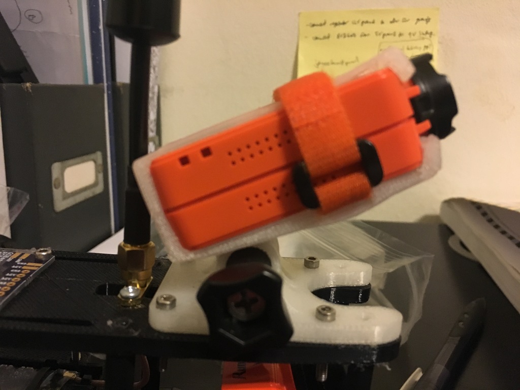 Adjustable Mini Quad Runcam Mount (GoPro style Mount) by Mihir ...