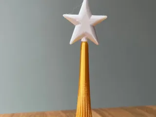 Christmas tree topper with star by wolffman | Download free STL model ...