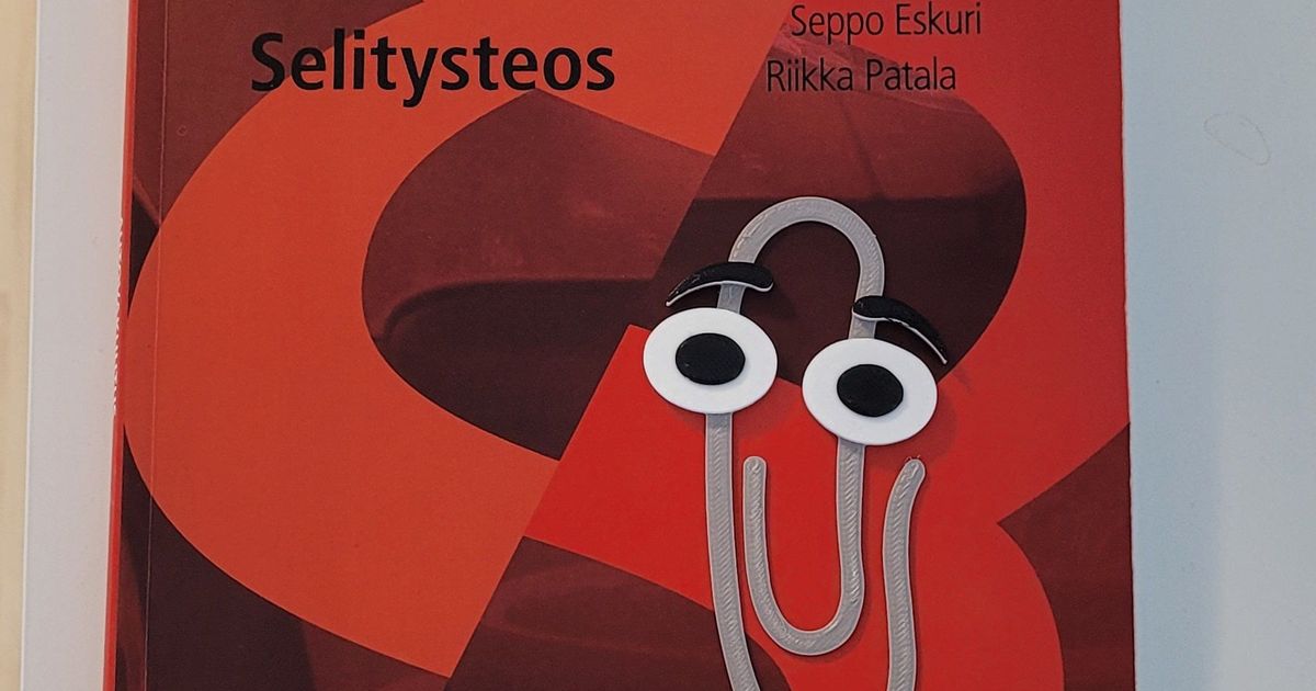 Clippy the bookmark by Paaasia | Download free STL model | Printables.com