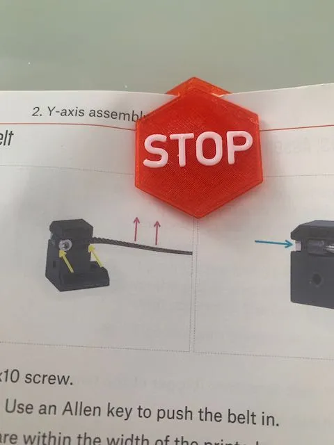 STOP Bookmarks by BRIM | Download free STL model | Printables.com