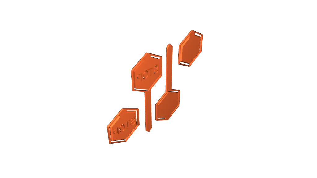 STOP Bookmarks by BRIM | Download free STL model | Printables.com