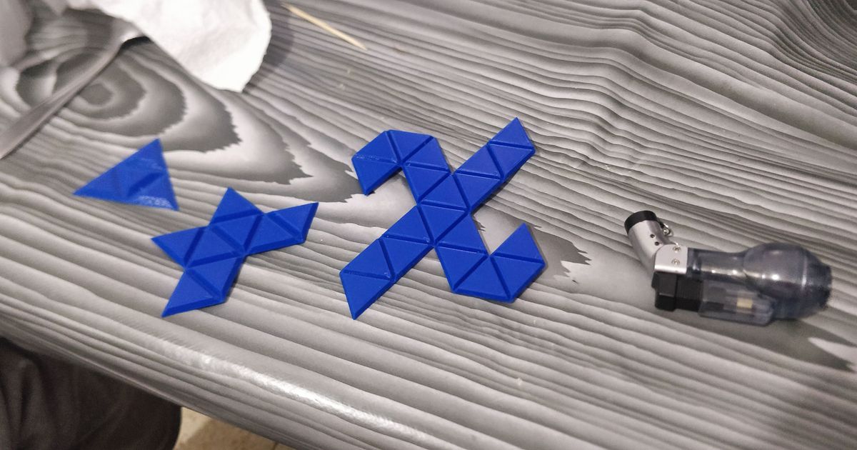 Foldable Platonic Solids by Kimkash | Download free STL model ...