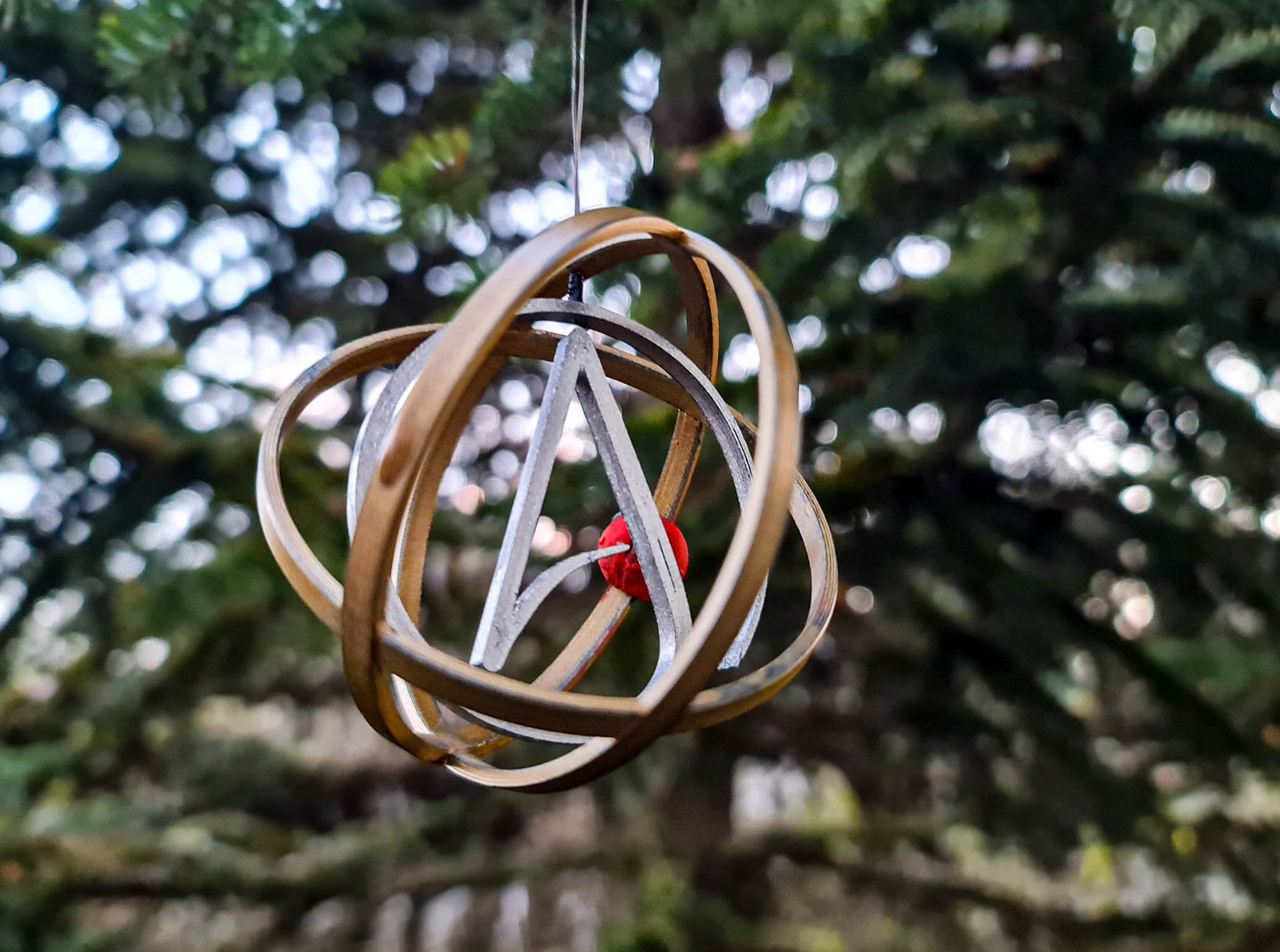 Atheist winter feast decoration ball - Atomic Whirl by sacrilegor ...