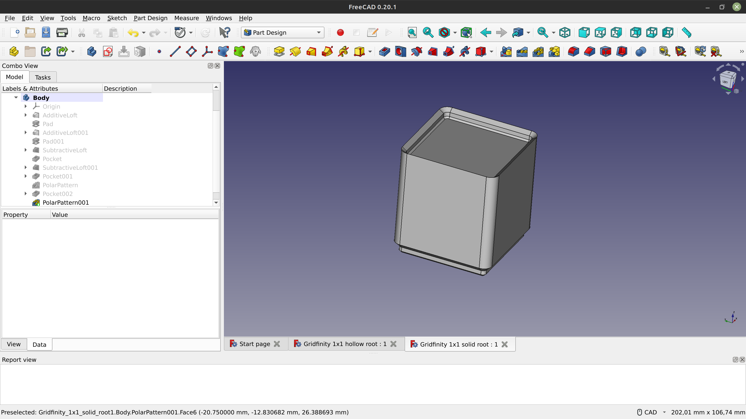 Gridfinity Freecad 1x1 6u model by hygkolk | Download free STL model | Printables.com
