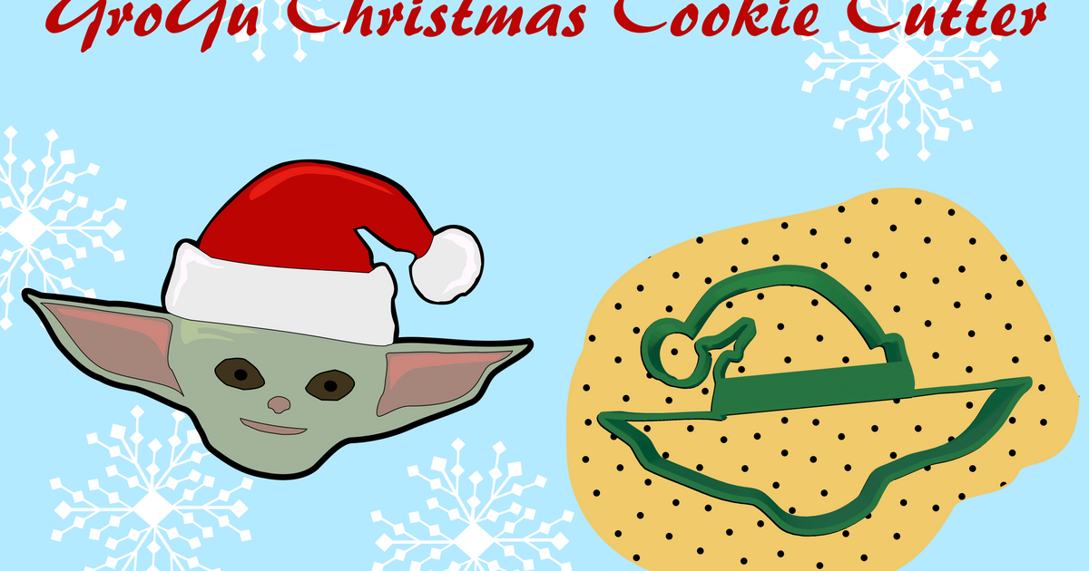 Grogu Christmas Cookie Cutter by Blakesmakes3d | Download free STL ...