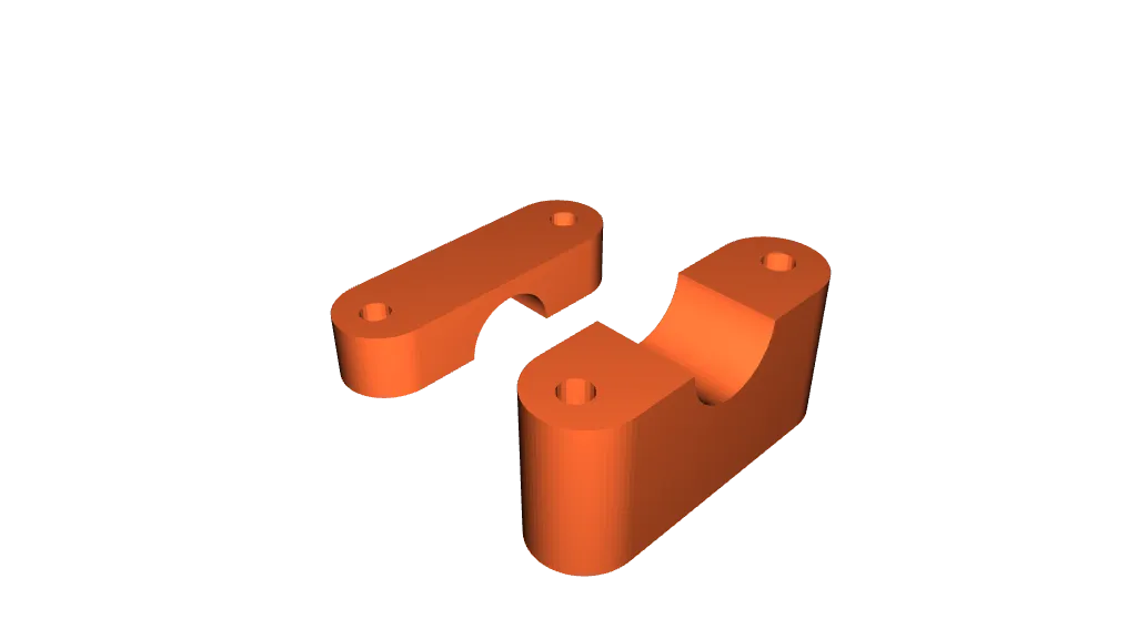 20mm Conduit Mount by zaViRus | Download free STL model | Printables.com