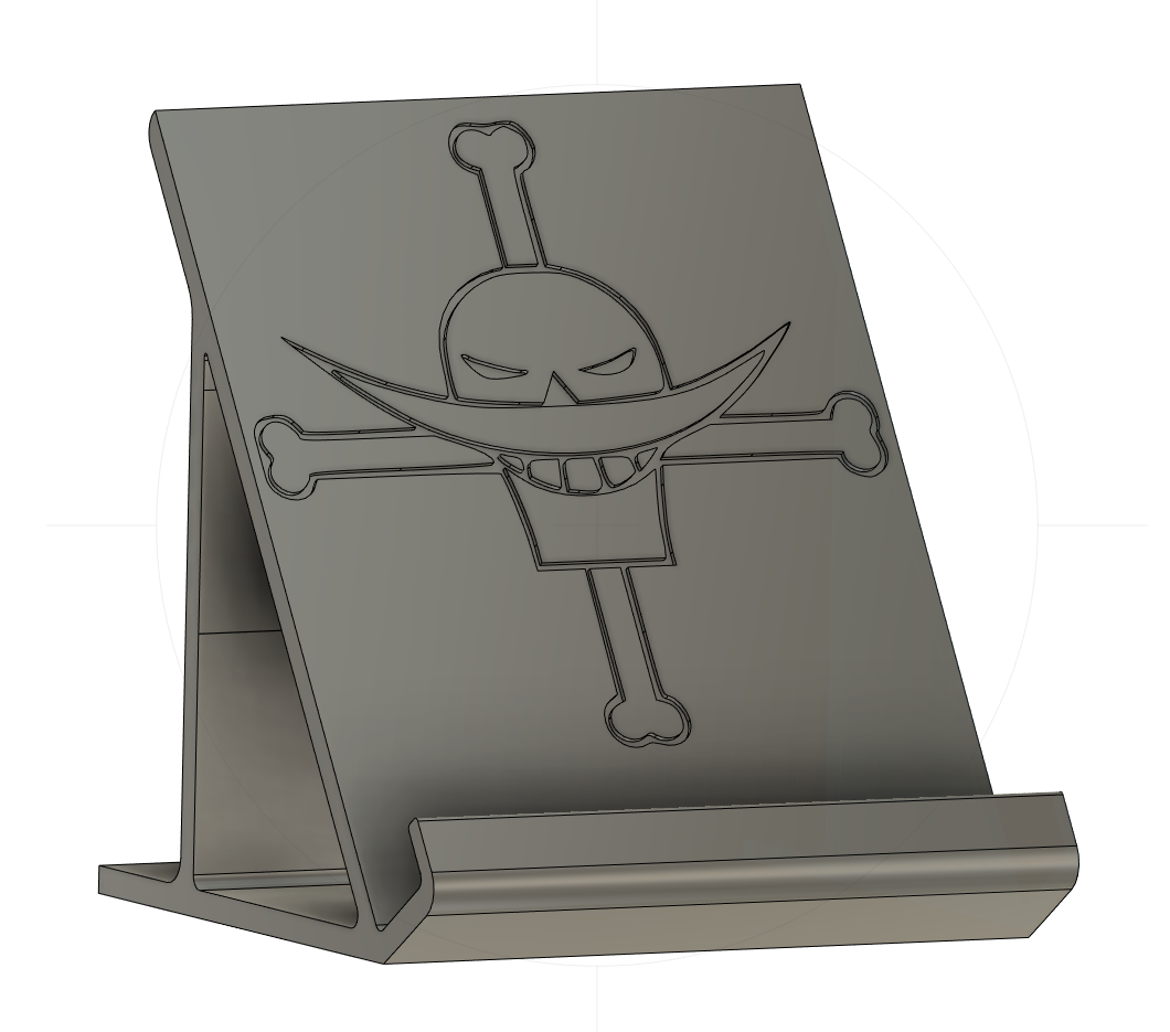 One piece tablet stand by Giampanos | Download free STL model ...