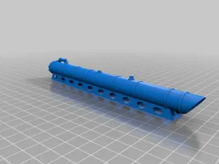 K203 Motor Torpedo Boat - Depth Charge and Torpedo Tube Parts etc ...