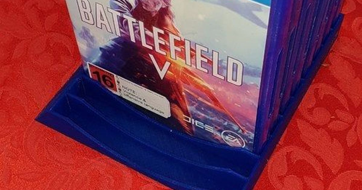 PS4 Game Caddy by jdflute | Download free STL model | Printables.com