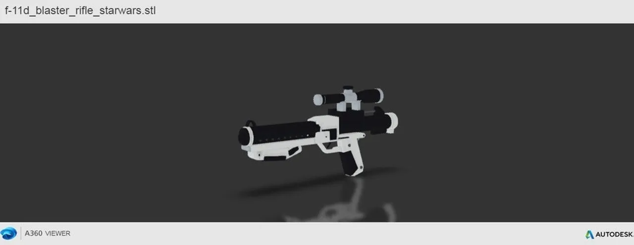 F-11D blaster rifle by jayden17 | Download free STL model | Printables.com