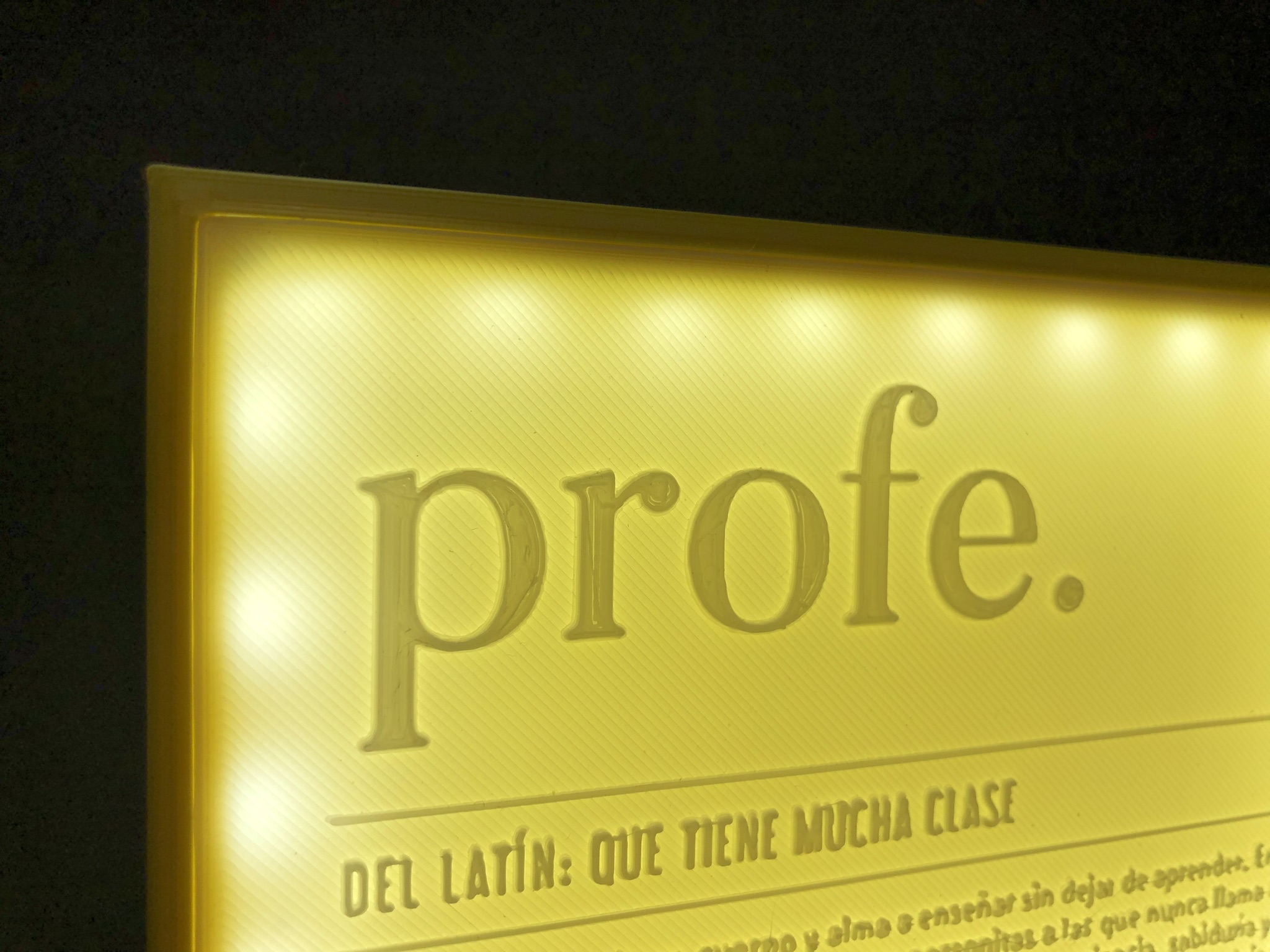 FRAME LITHOPHANE DEFINITION: TEACHER (SP) by Manuel Rodriguez ...