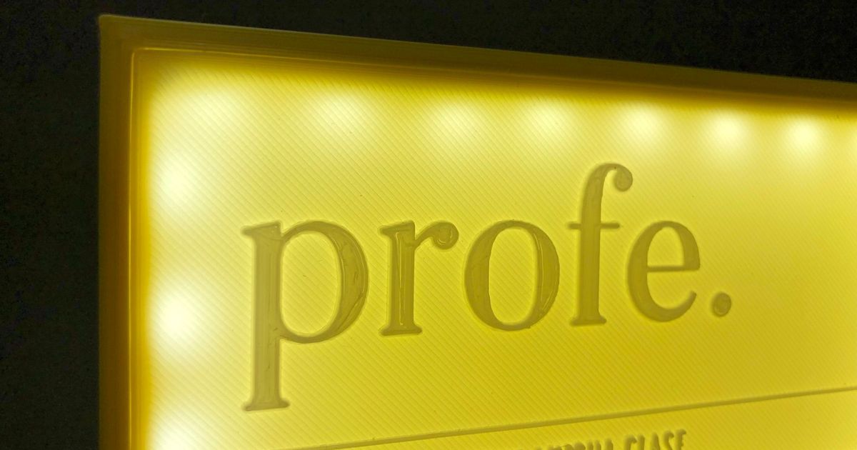 FRAME LITHOPHANE DEFINITION: TEACHER (SP) by Manuel Rodriguez ...