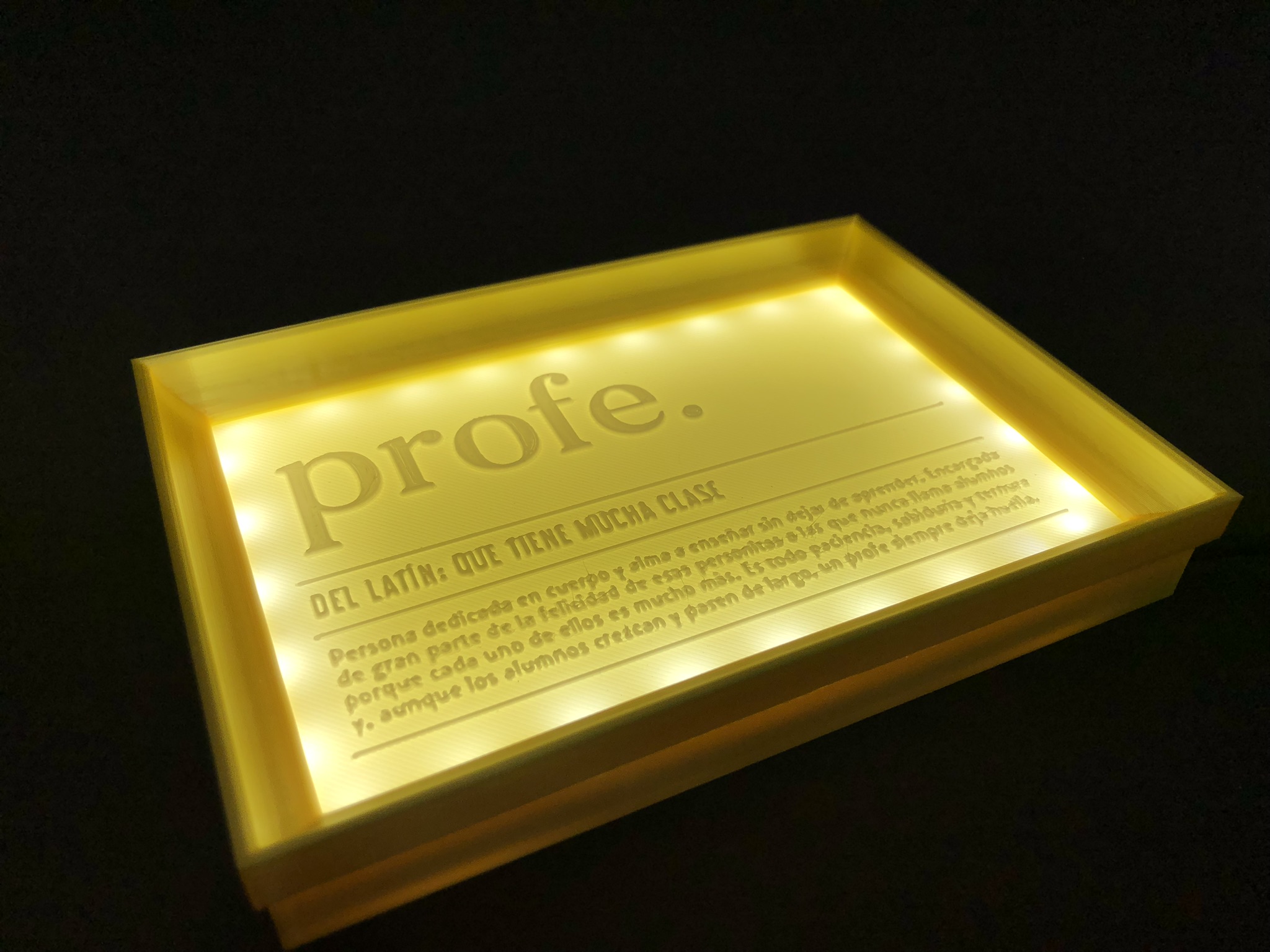 FRAME LITHOPHANE DEFINITION: TEACHER (SP) by Manuel Rodriguez ...