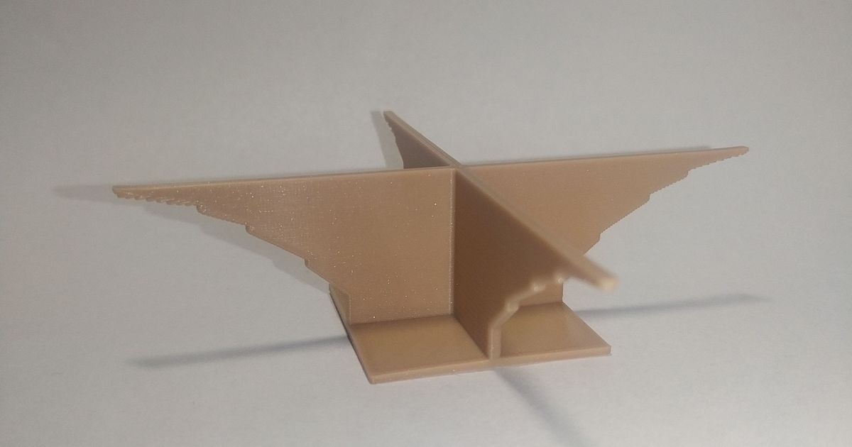 Overhang Test for Detailed prints por tomi3d | Descargar modelo STL ...