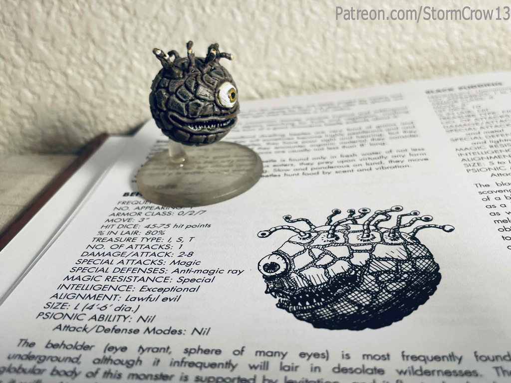 1st Ed AD&D Beholder by StormCrow 13 | Download free STL model ...