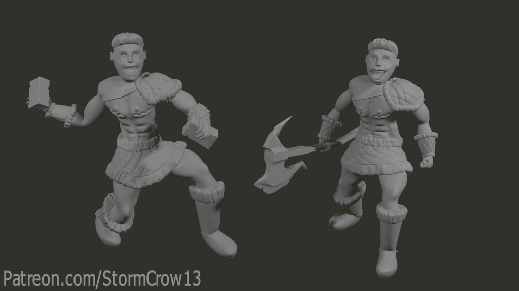 TransMan Barbarian by StormCrow 13 | Download free STL model ...