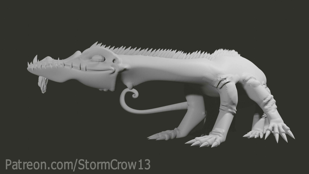 2nd Ed AD&D Basilisk by StormCrow 13 | Download free STL model ...