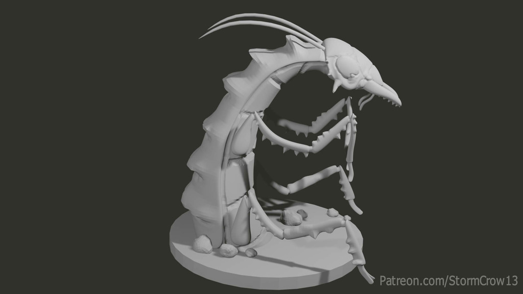 2nd Ed Ankheg by StormCrow 13 | Download free STL model | Printables.com