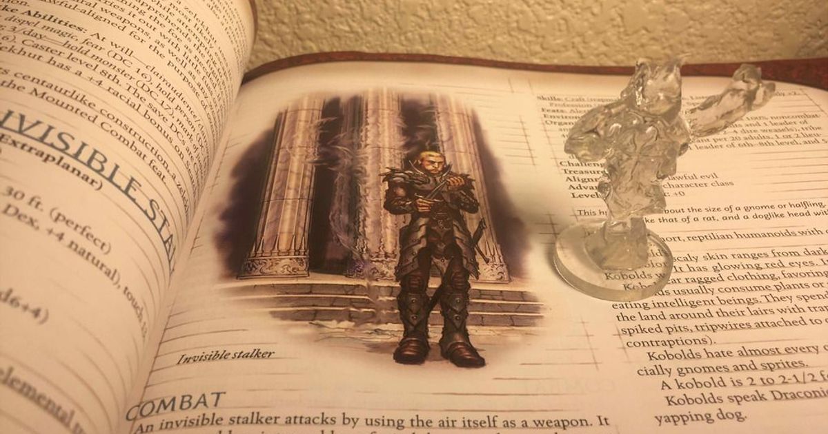 D&D 3.5 Invisible Stalker by StormCrow 13 | Download free STL model ...