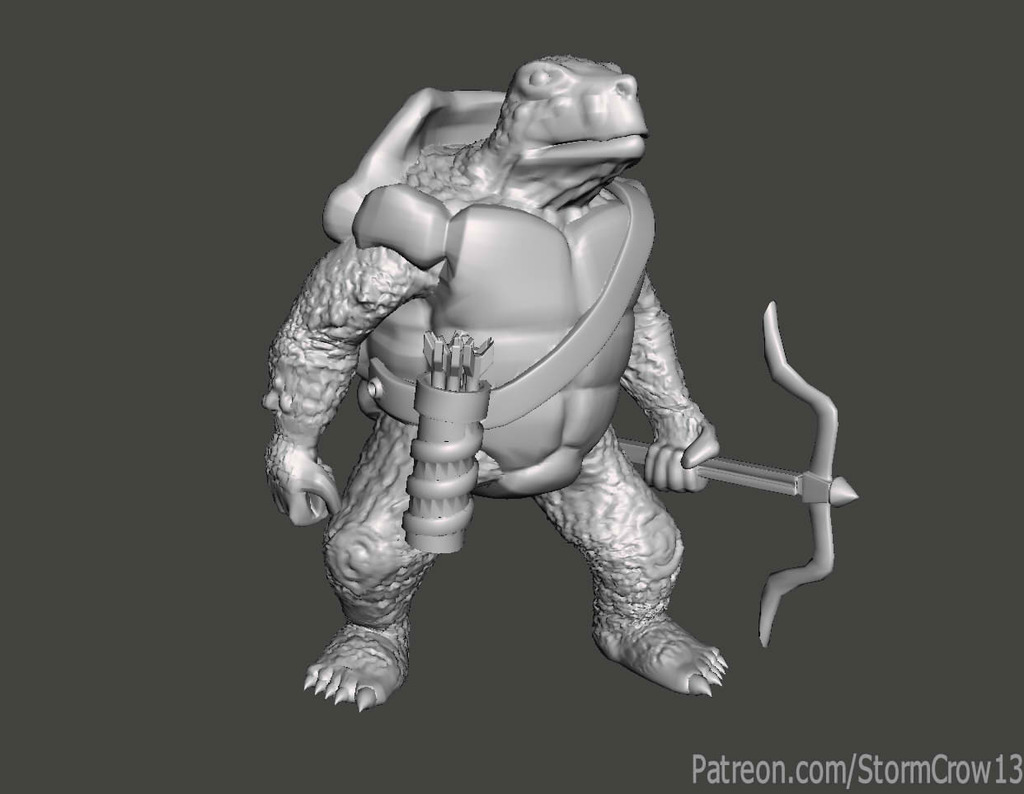 Basic D&D Tortle by StormCrow 13 | Download free STL model | Printables.com