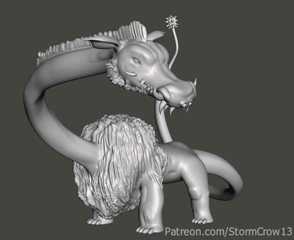 2nd ED AD&D Catoblepas by StormCrow 13 | Download free STL model ...