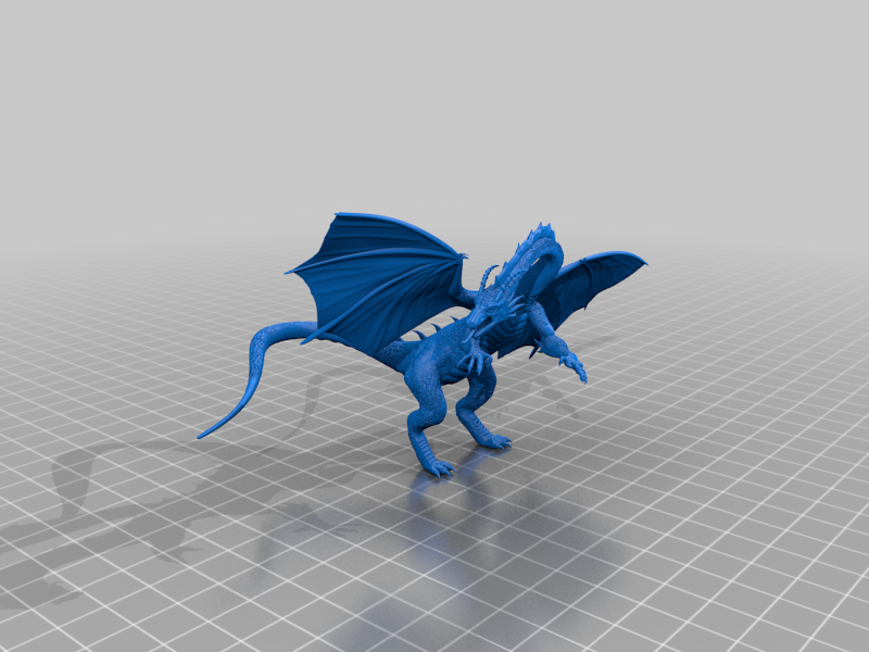 2nd Ed AD&D Silver Dragon by StormCrow 13 | Download free STL model ...