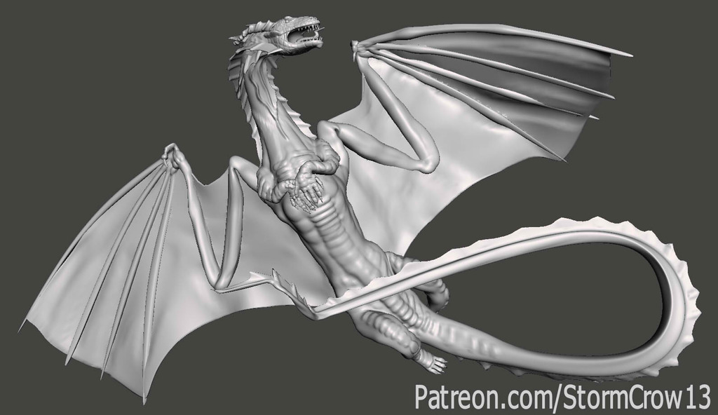 Shivan Dragon od autora StormCrow 13 | Stáhněte si zdarma STL model ...