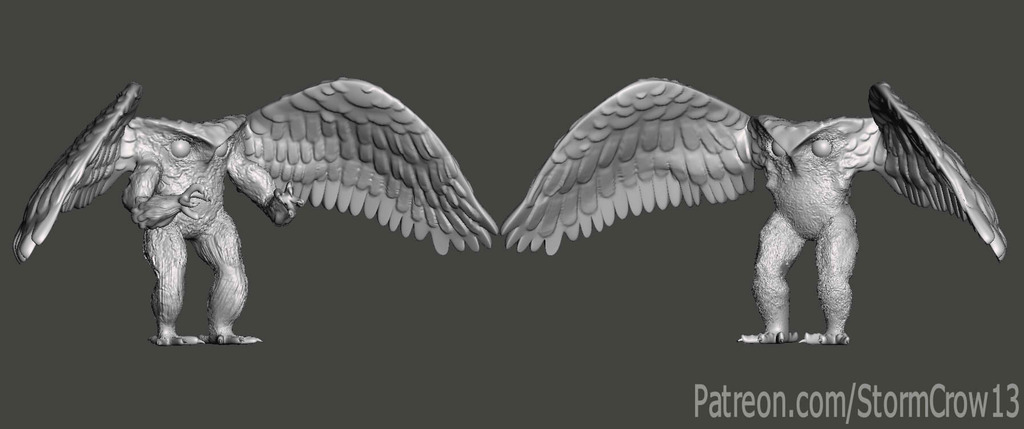 Mothman by StormCrow 13 | Download free STL model | Printables.com