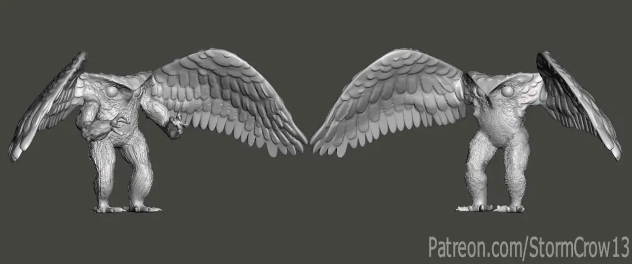 Mothman by StormCrow 13 | Download free STL model | Printables.com