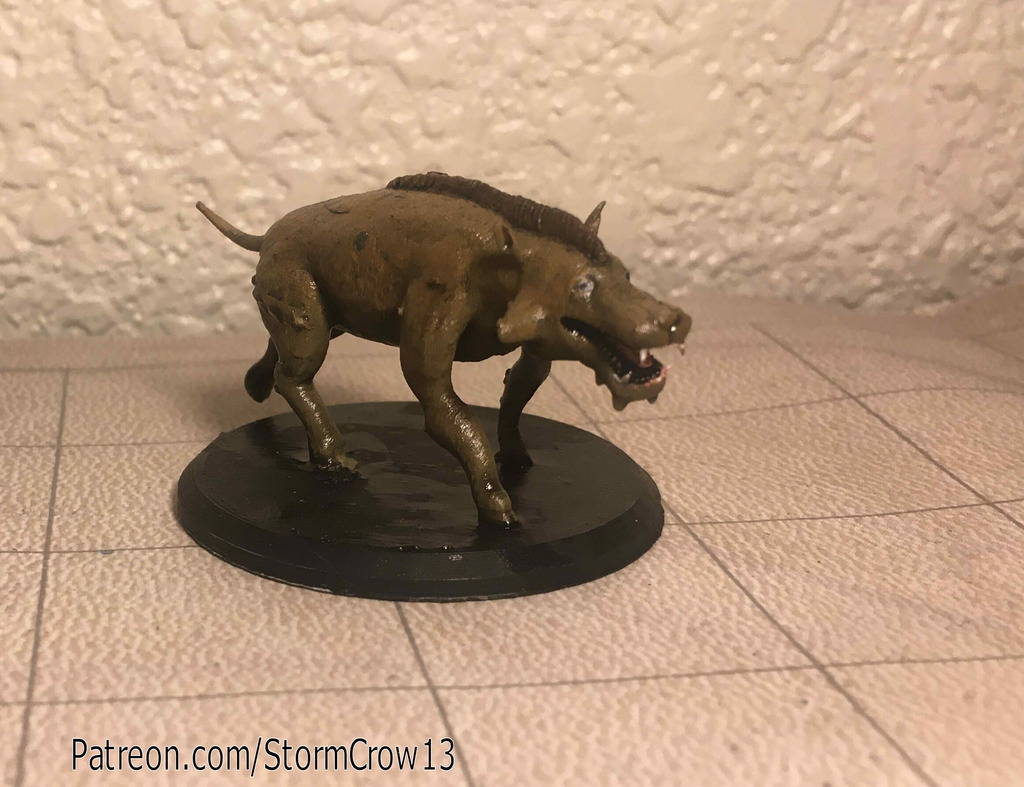 Hell Pig (Entelodont) by StormCrow 13 | Download free STL model ...