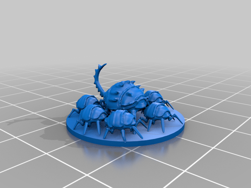 Scute Bugs from MTG by StormCrow 13 | Download free STL model ...