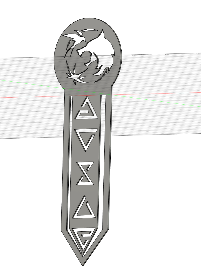 The Witcher Bookmark by Elvis Riturante | Download free STL model ...